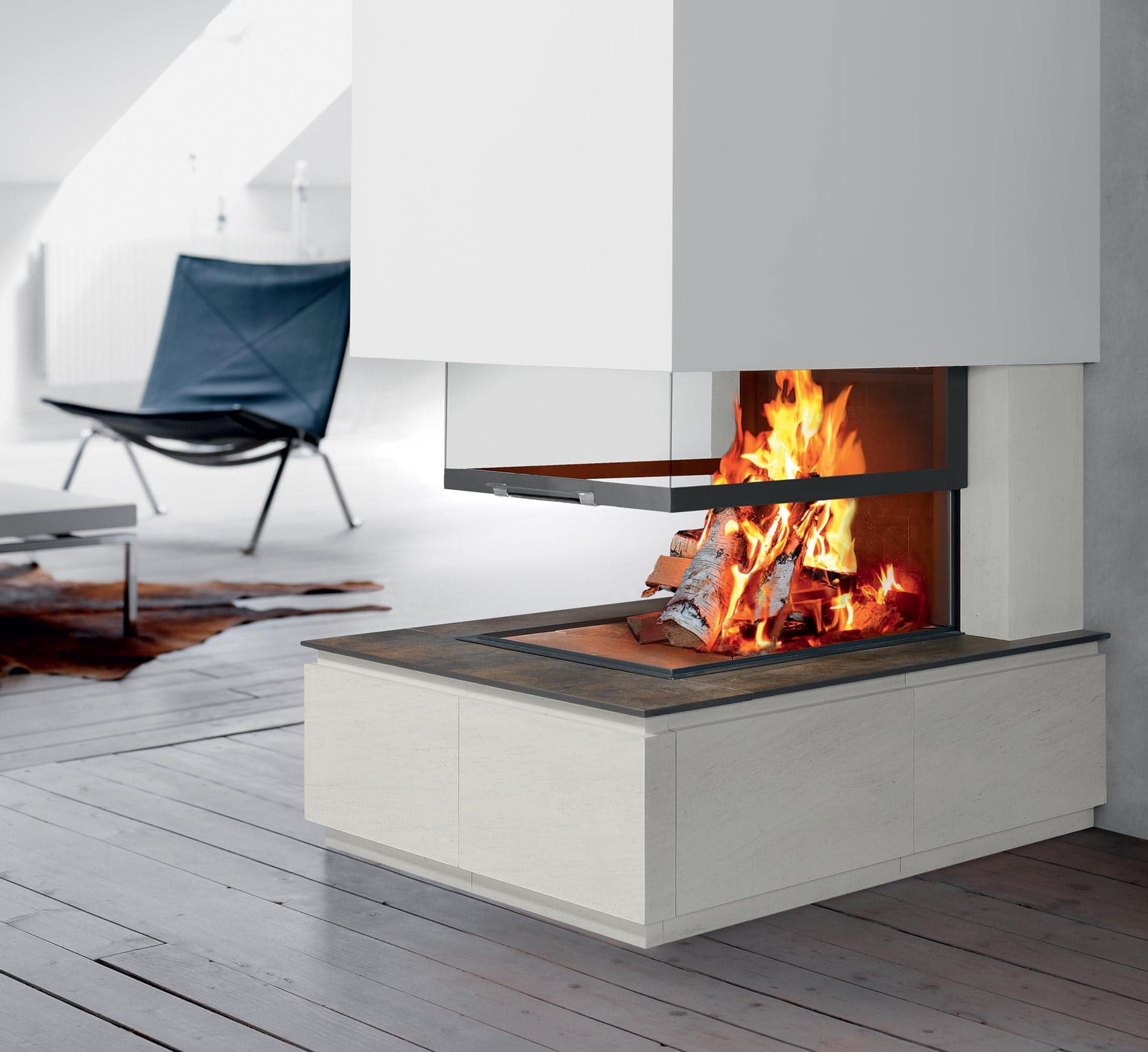 Tout savoir sur la cheminée à foyer fermé : prix, avantages et modèles ...